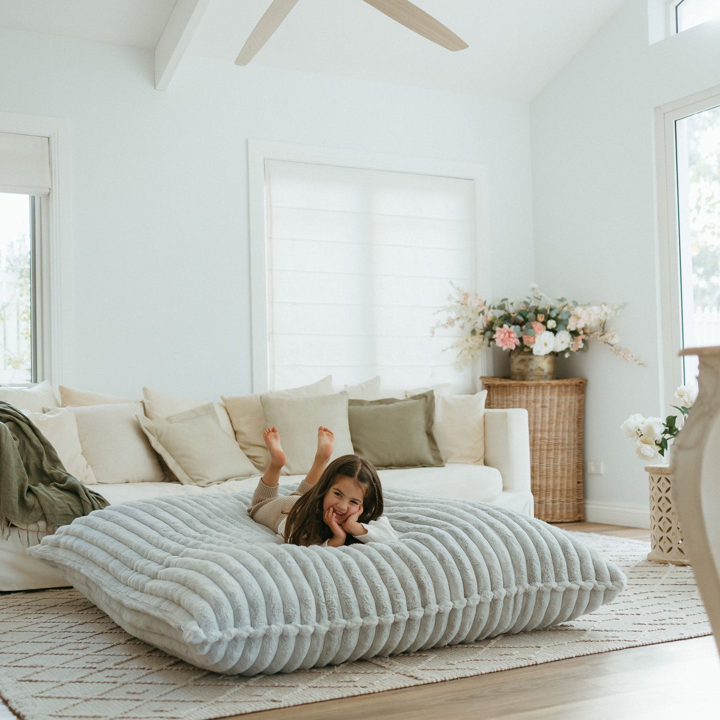 Crash Cloud ~ White Ribbed – Comfort Cloud