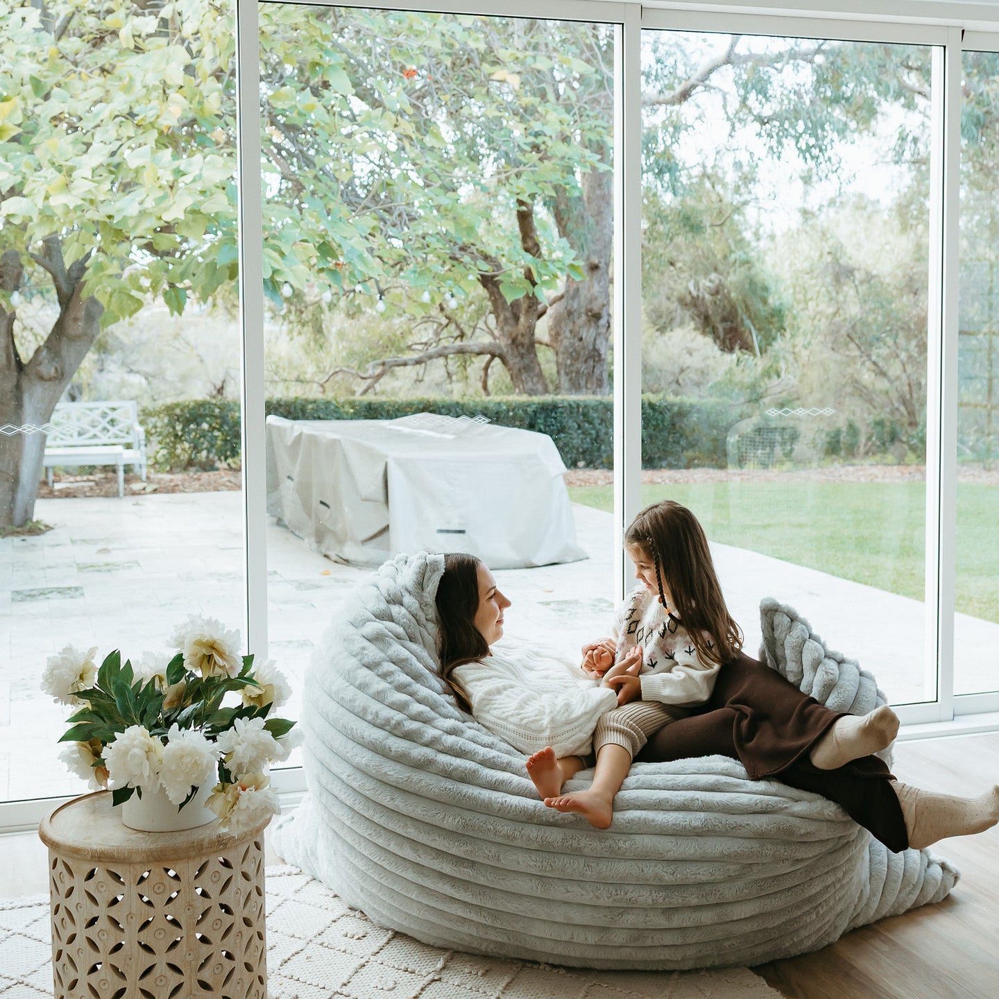 Crash Cloud ~ White Ribbed – Comfort Cloud