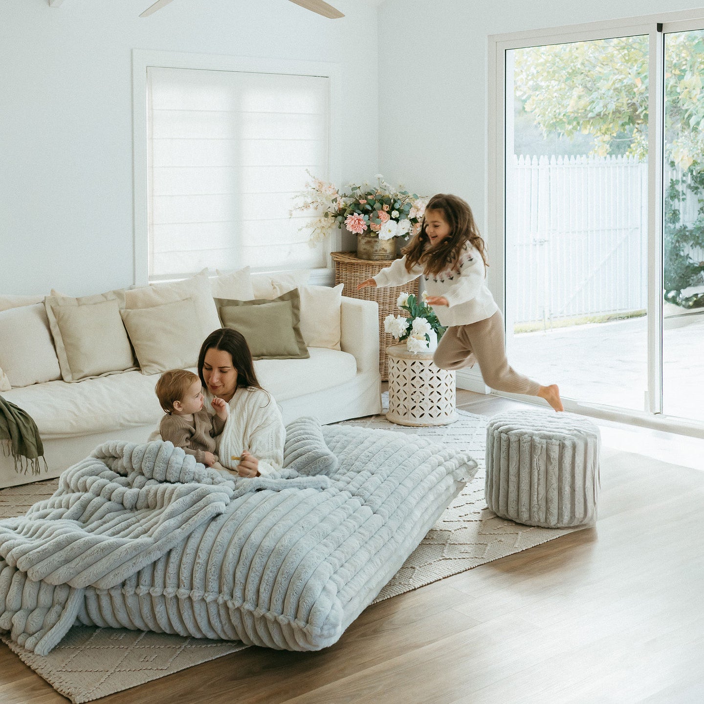 Crash Cloud ~ White Ribbed – Comfort Cloud